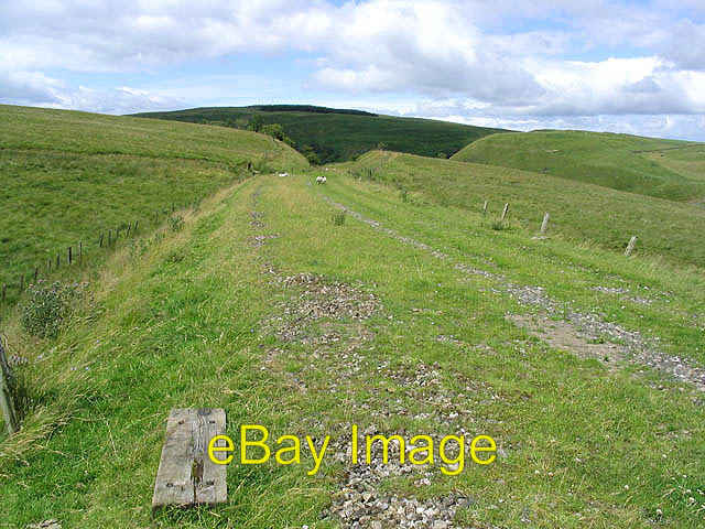 Photo 6x4 Dismantled railway track Stobs Castle This is the trackbed of ...