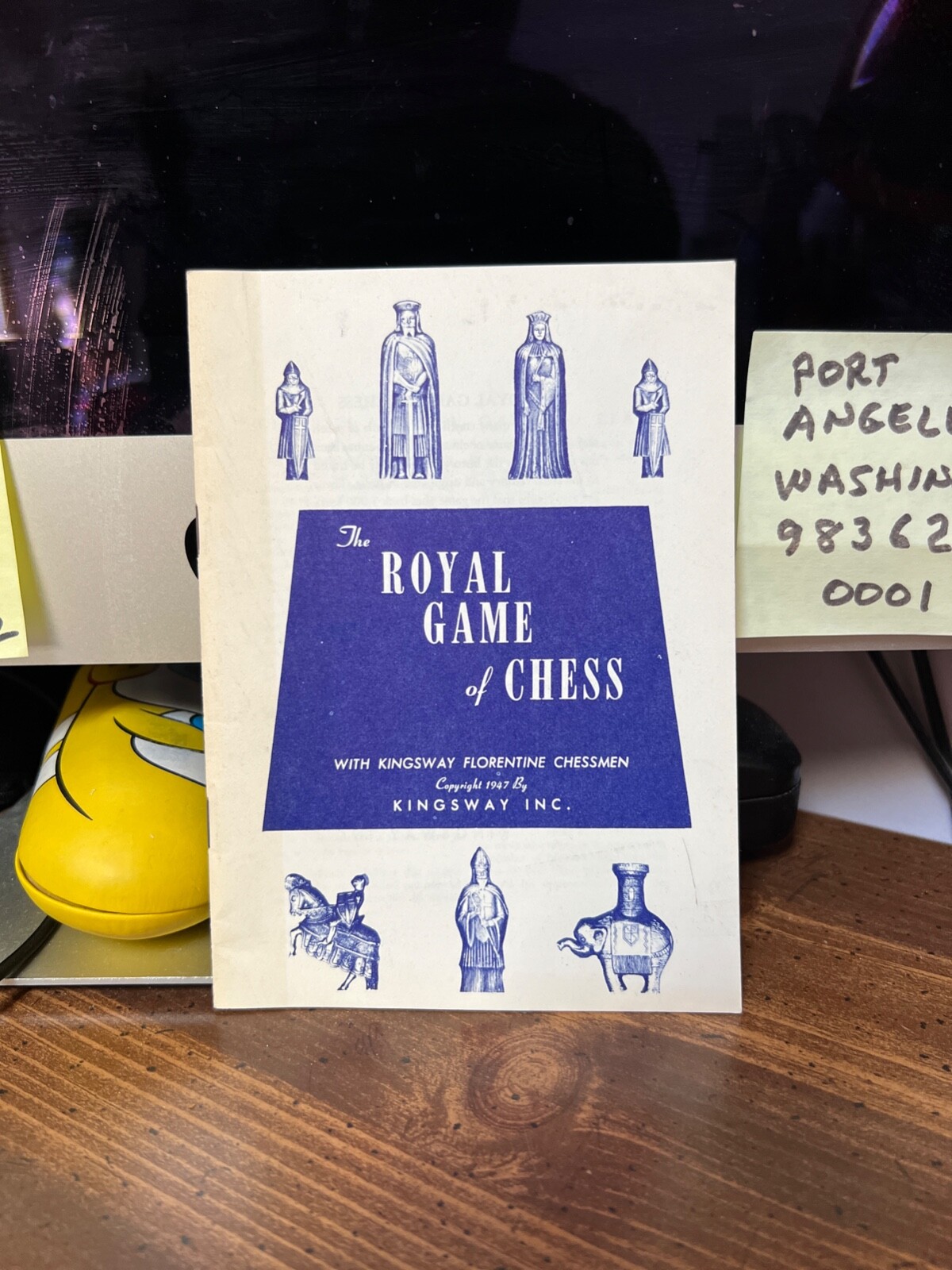 Vintage 1947 ~ The Royal Game of Chess ~ KINGSWAY INC. ~ 20 pages ~ EUC ...