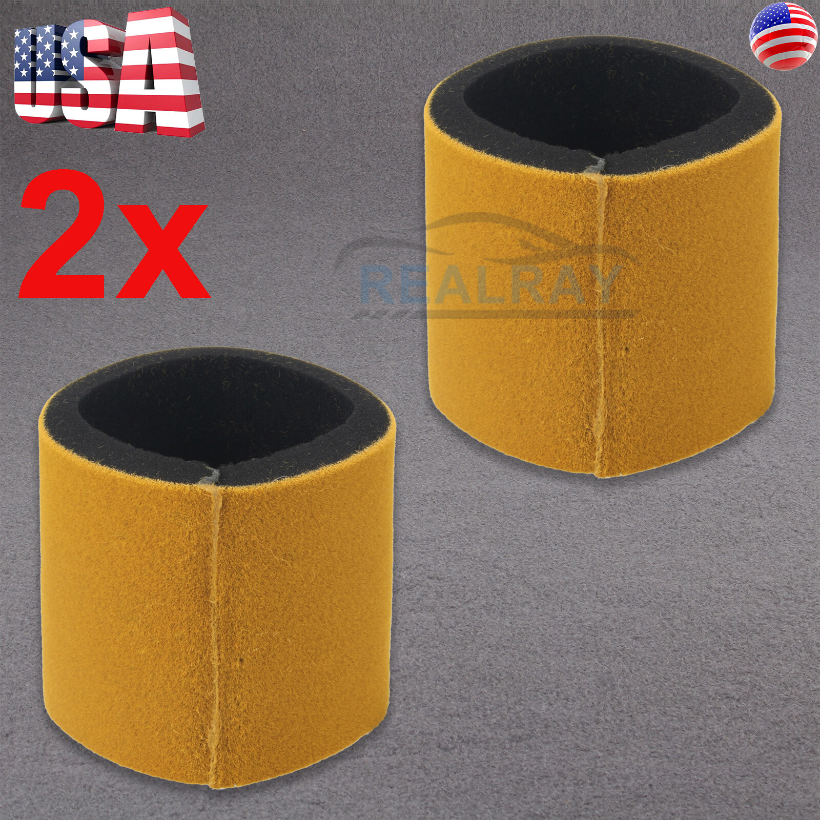 2x Air Filter for 1988-2001 Kawasaki Bayou 300 KLF300B KLF300C Bayou ...