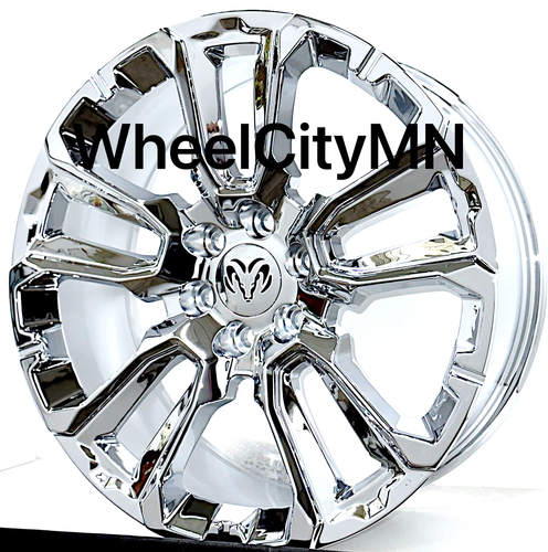 22” chrome OE 84582669 replica wheels fits 2019 2023 RAM 1500 Limited ...