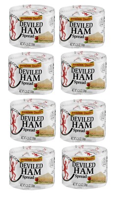 Underwood Premium Deviled Ham Spread 8-Pack | 4.25 oz Flavorful Canned ...