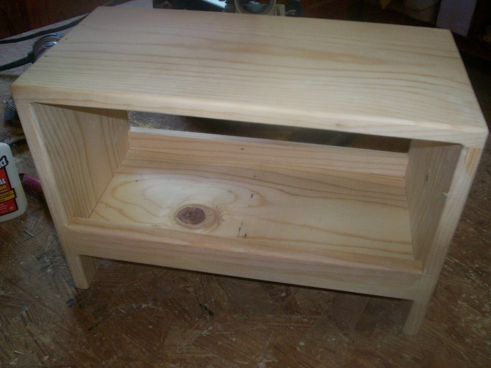 SOLID PINE CARPENTER SEAT / WORK BENCH / STEP STOOL / FOOT REST 18 ...