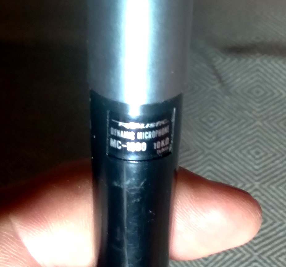 VINTAGE MODIFIED REALISTIC MC-1000 SLIM DYNAMIC MICROPHONE | eBay
