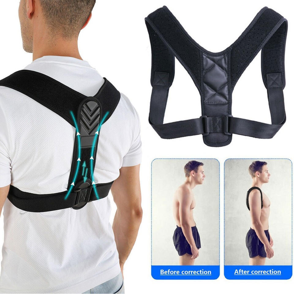 Soft Posture Correction Adjustable Shoulder Anti-Hunchback Posture ...