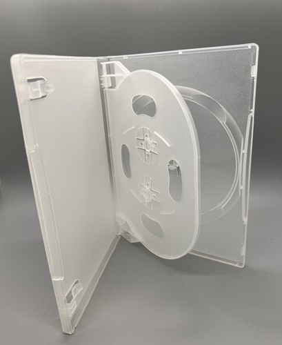 100 PCS NEW SLIM 14MM MULTI-3 TRIPLE DVD CASES, FROSTY CLEAR, RL58 | eBay