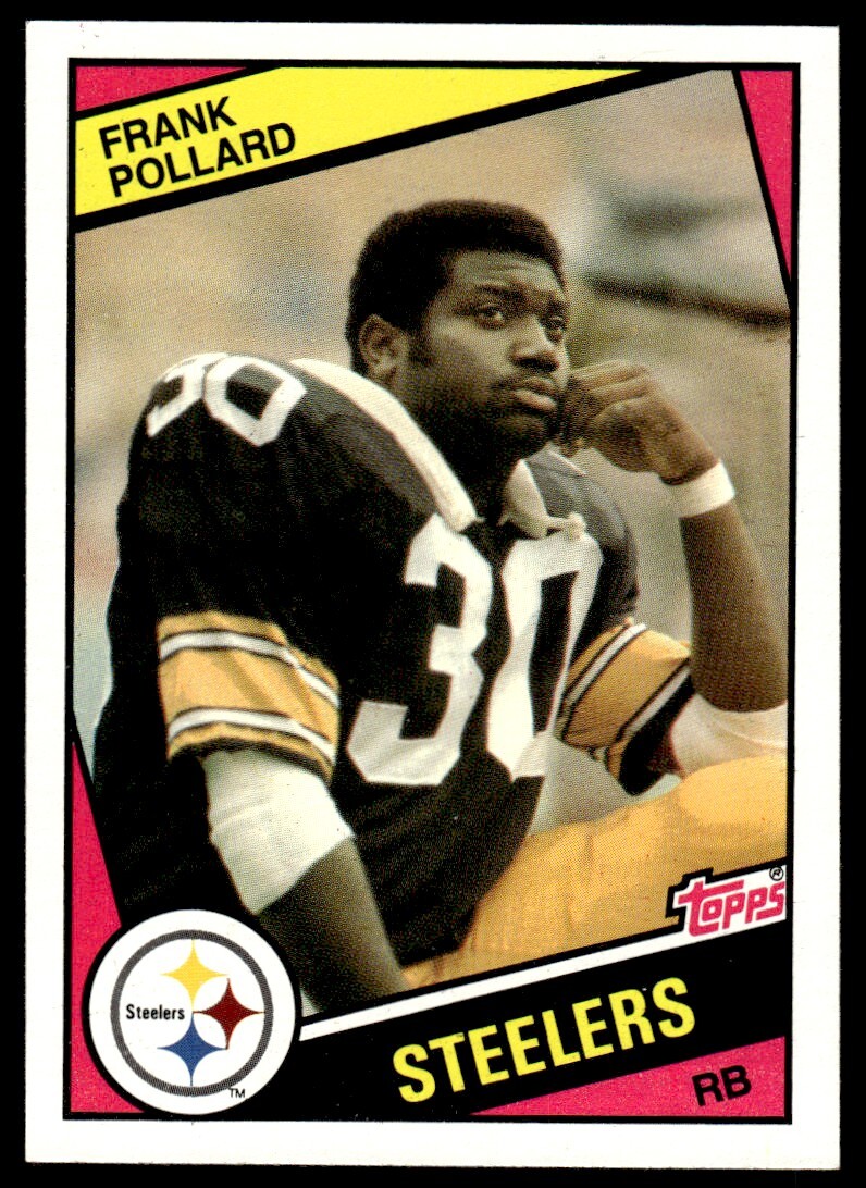 1984 TOPPS FRANK POLLARD PITTSBURGH STEELERS #169 | eBay