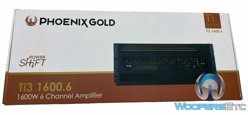 PHOENIX GOLD Ti3-1600. 6 CHANNEL 1600W COMPONENT SPEAKERS TWEETERS ...