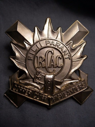 COPPER CLIFF HIGHLANDERS - ROYAL CANADIAN ARMY CADETS WWII CAP BADGE ...