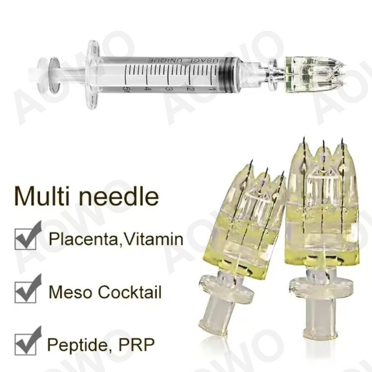 Crystal Multi Needle 5 Pin Mesotherapy Microneedle Replace Needle for ...