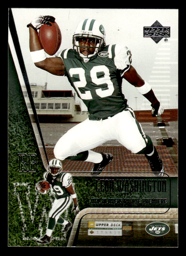 2006 Upper Deck NFL Players Rookie Premiere Leon Washington #22 Rookie ...