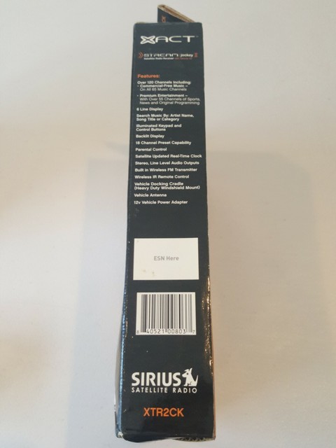 Sirius XACT XTR2 For Sirius Car & Home Satellite Radio Receiver for ...
