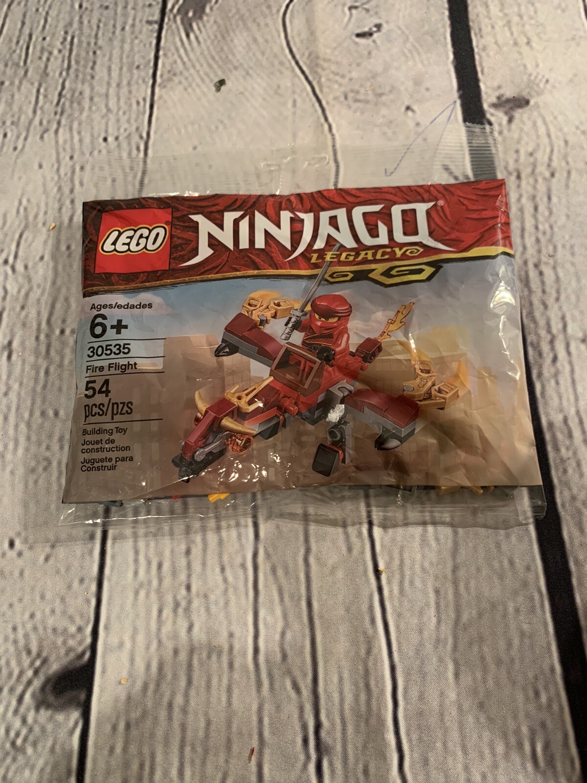 LEGO NINJAGO Fire Flight 30535 KAI - NEW & SEALED. 54 Pieces building ...