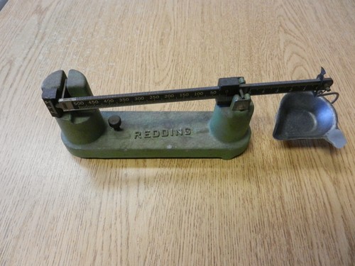 Vintage Redding Powder & Bullet Scale Reloading Green Used | eBay