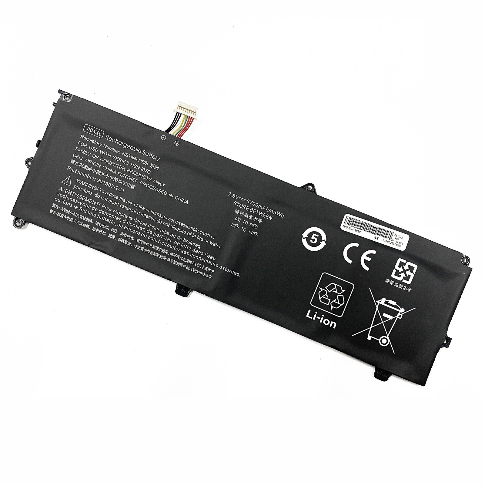 JI04XL Battery for HP Elite x2 1012 G2 7LZ25US 7PJ32US 7WU29US 7XT44LP ...