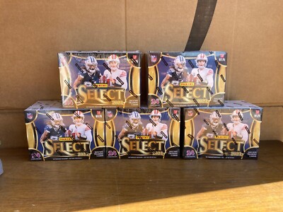 (5) 2024 Select Football Blaster Box Lot. Factory Sealed Green/Yellow ...