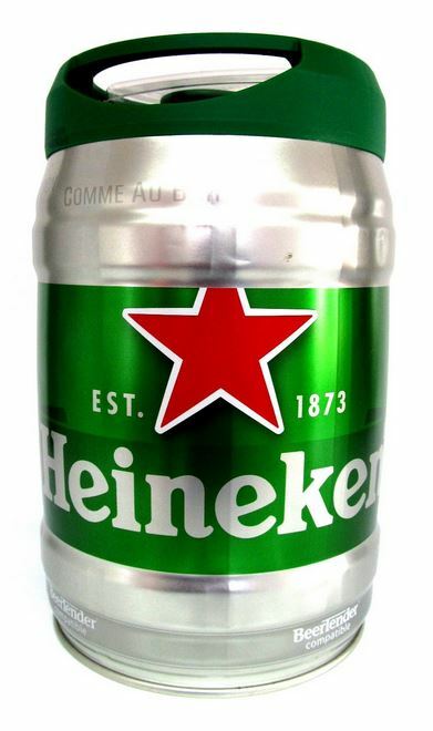 2x HEINEKEN BIERFASS 5,0l - Bier - Fass - Partyfass - Beer - Draught ...