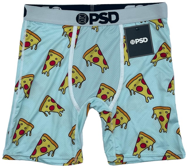 PSD Mens Large Pizza Drip Boxer Briefs Underwear Stretch Boxers for ...