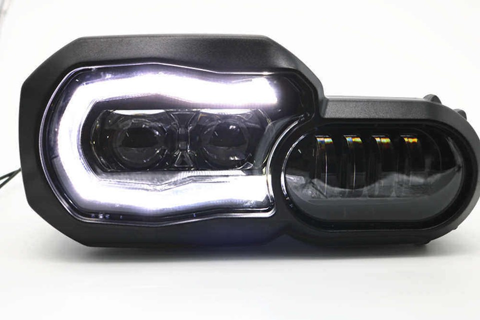 LED Headlight DRL Headlamp Projector For BMW F800GS F650GS F700GS ADV ...