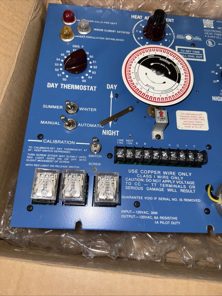 Heat Timer Corp. 926555-00 EPU-CH Electro- Mechanical Controls For ...