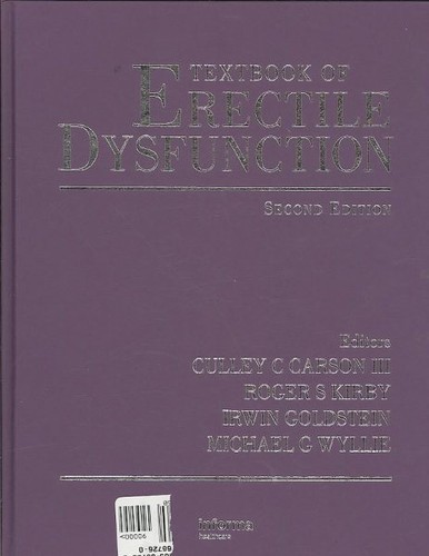 Textbook of Erectile Dysfunction, Hardcover by Carson, Culley C., III ...