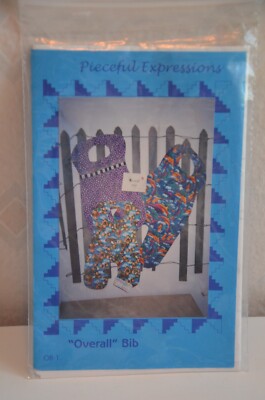 “Overall Bib” Pattern Infant Toddler Sz 6-30 Months, Pieceful ...