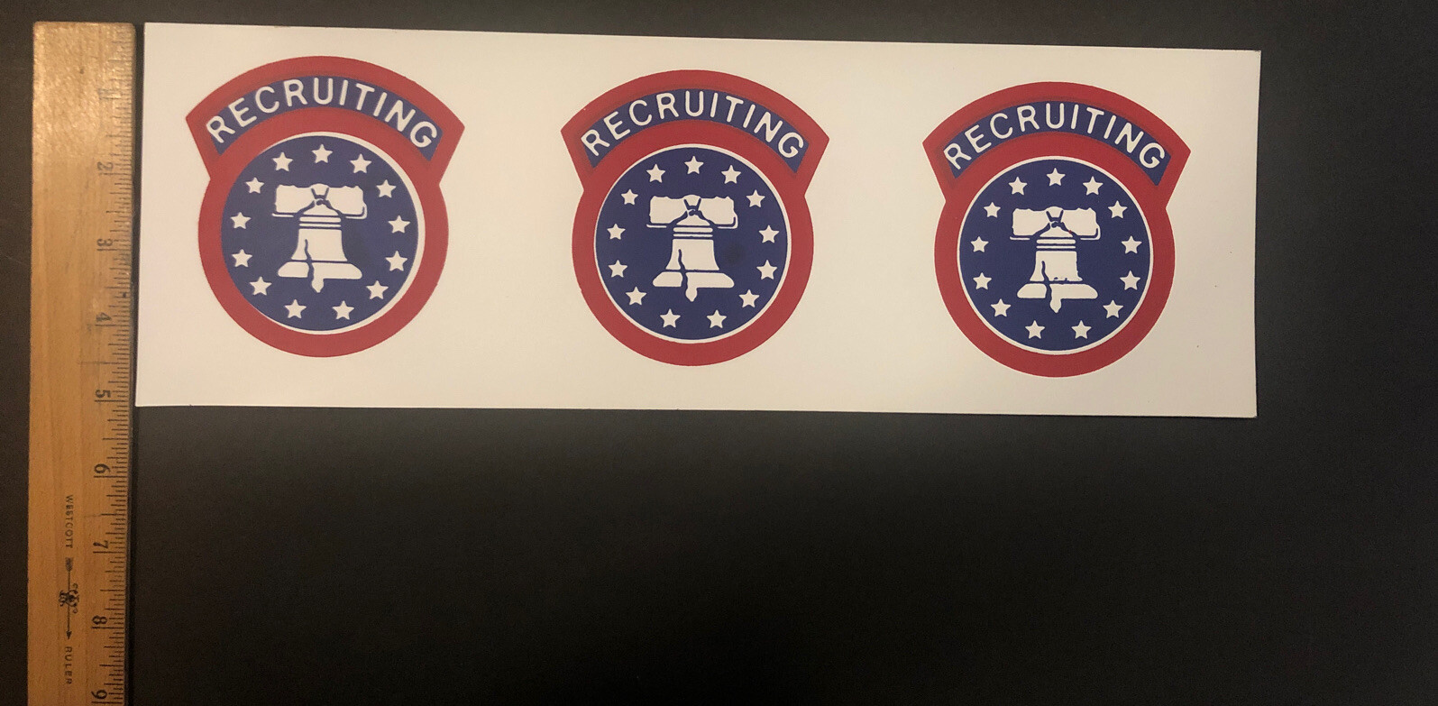 Vintage US Military Recruiting Decal Car Bumper Sticker-15”x5” Total-3 ...