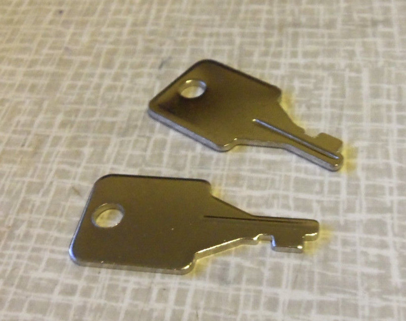 PAIR (2) TKL / SKB Guitar / Instrument Case keys Draw latch. 1980's ...
