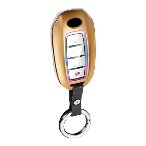 Key Fob Cover Case Holder Protector w/ Chain Fit for Infiniti Q60 QX50 ...