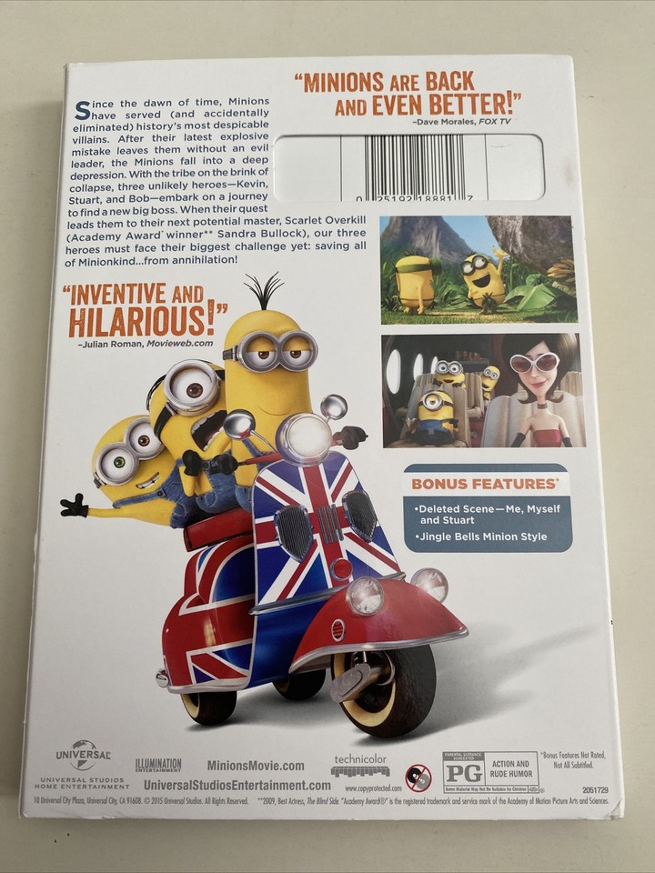 Minions - DVD By Sandra Bullock - VERY GOOD 25192188817 | eBay