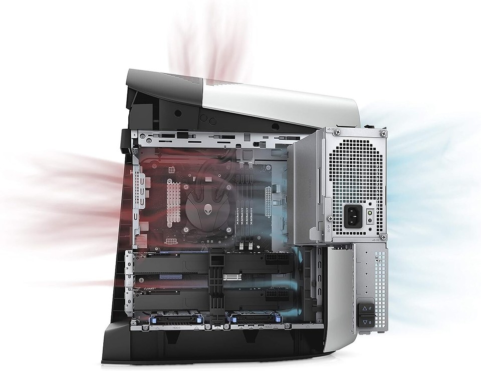 Alienware Aurora R9 Gaming PC i7 9700K 64GB RAM 1TB SSD RTX2070 WIN11 ...