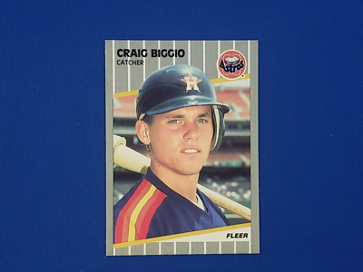 1989 Fleer Craig Biggio Rookie Card #353 Houston Astros | eBay