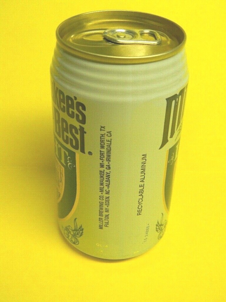 MILLER BEER CAN MILWAUKEE BEST LIGHT HORSE CARRIAGE KEG LOGO MILWAUKEE ...