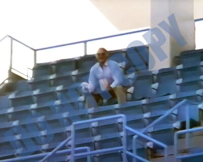 Bob Uecker Baseball Miller Lite Commercial Front Row Bleeder Seat Art ...