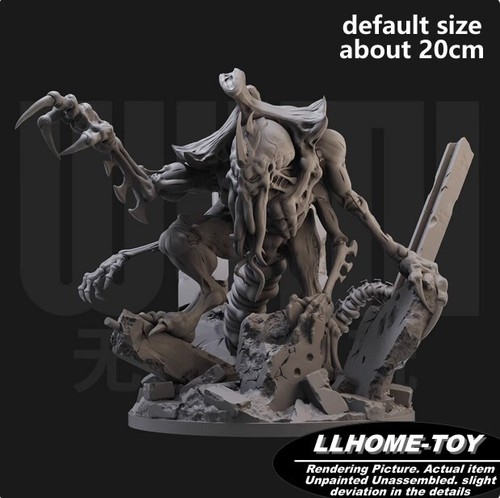Alien Zerg Worm Terrifying Monster Resin 3D Print GK Figure DIY Model ...