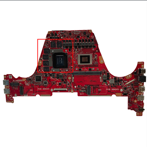 GA502IU Motherboard For ASUS GA502I Mainboard RTX2060-6G GPU R5 R7 R9 ...