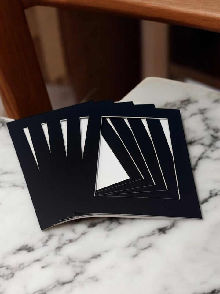 Any Custom Size, Picture Photo Aperture Mount, Bevel Cut, Bespoke Made ...