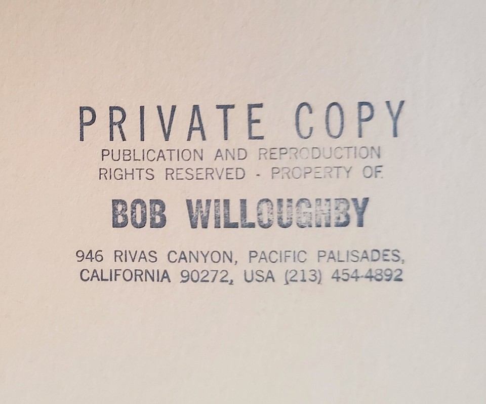 RARE MARILYN MONROE LETS MAKE LOVE BOB WILLOUGHBY SIGNED PERSONAL COPY ...
