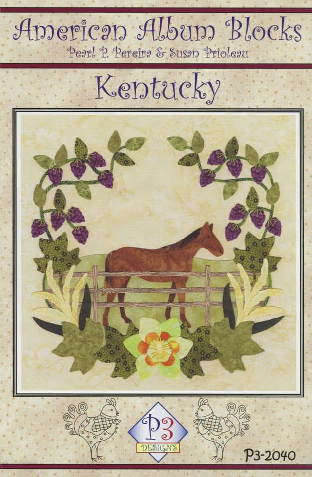 American Album by P3 Designs ~ Baltimore Applique Quilt Pattern Choose ...