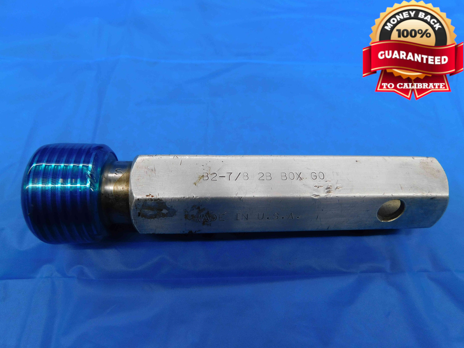 7/8 10 2B BOX B2 THREAD PLUG GAGE .875 .8750 7/8" NO GO ONLY API 11B ...