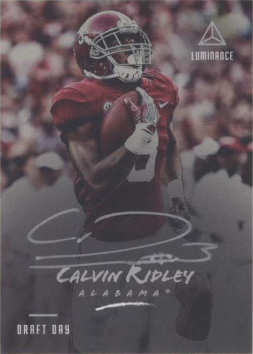 2018 Panini Luminance - Draft Day Signatures Calvin Ridley #RI-CR ...