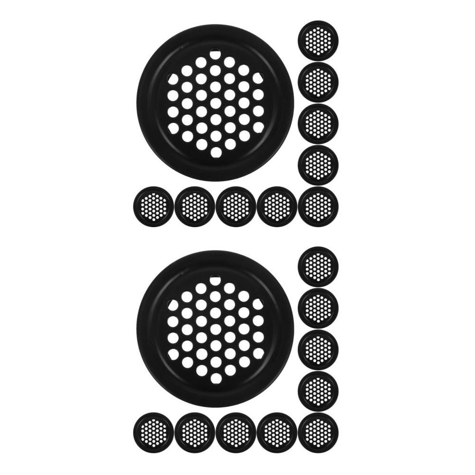 20 Pcs Vent Cover Flat Vents Round Ventilation Device Hole Louver Round ...