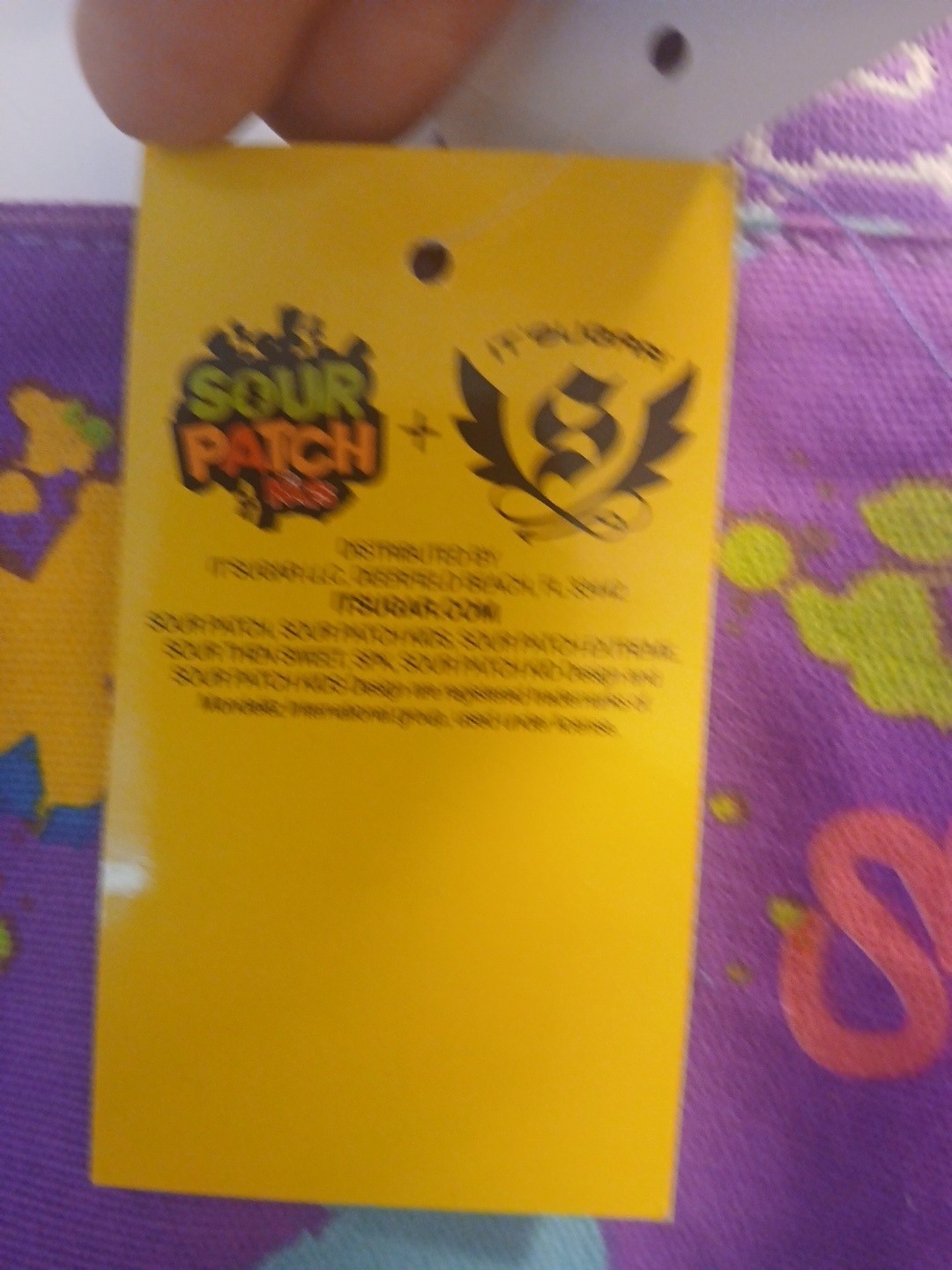 Sour Patch tote shoulder bag Kids Brand New/ Tags 21 Inches Wide X 12 ...