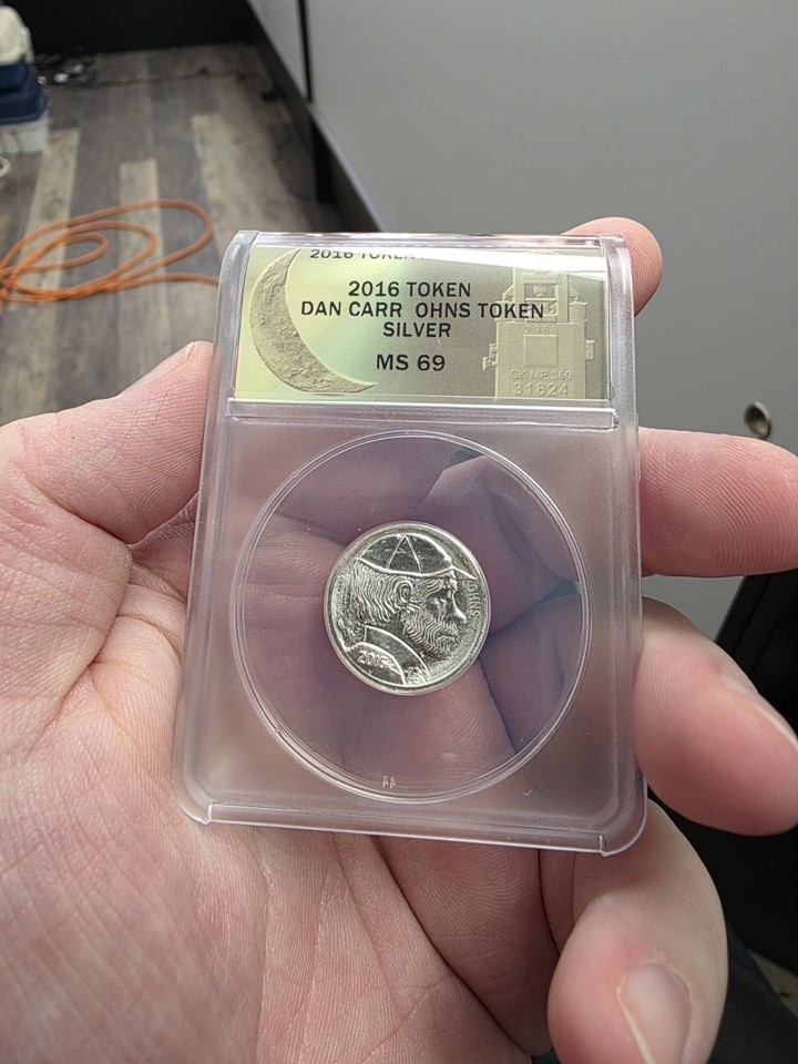 Dan CARR 2016 OHNS TOKEN! SILVER! ANACS MS69. 125 Mintage! Limited! Signed! | eBay