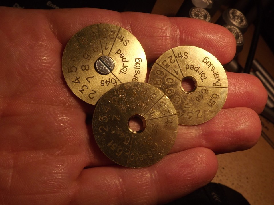 Swedish Brass stock disc for Mauser M38 M96 M94 M41 J | eBay