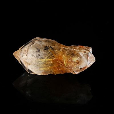 95.7Ct TOP Grade Natural Rutile Flowers & Phantom Quartz Reiki Crystal ...