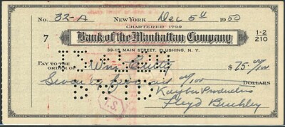 Floyd Buckley Signed Check | eBay