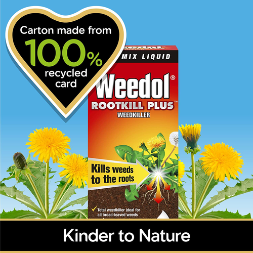 Weedol Rootkill Plus Strong Weed killer Liquid Concentrate Kill Roots ...