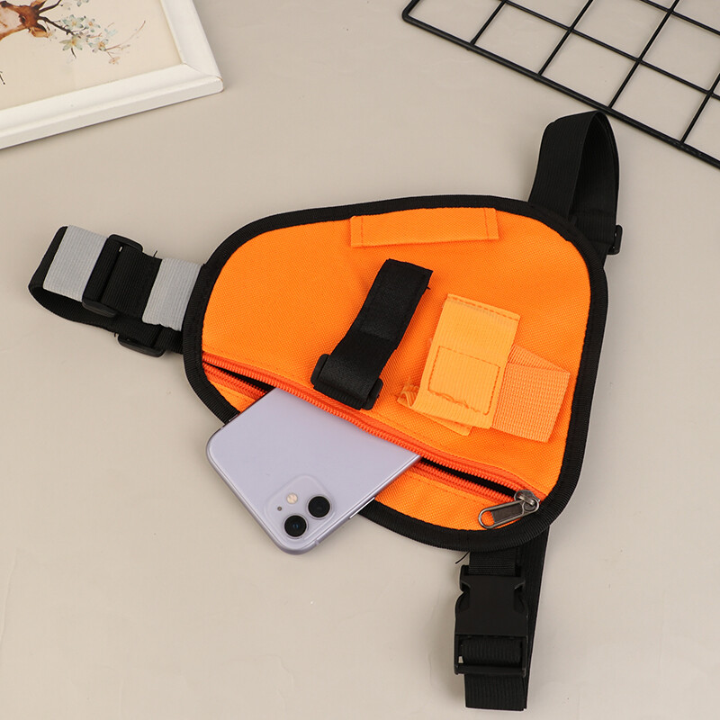 Adjustable Radio Harness Bag Front Pack Triangle Chest Bag Holster ...