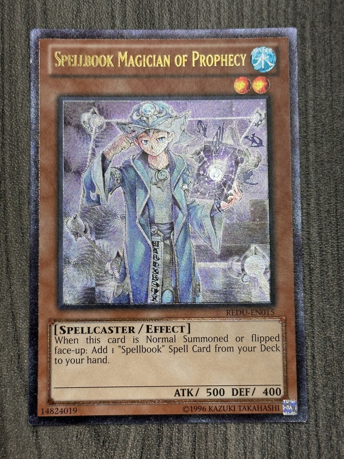 Yugioh Spellbook Magician of Prophecy REDU-EN015 Ultimate Rare 1st ...