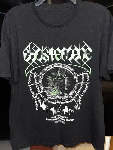 Rare Grey Day Official Ghostemane T Shirt Black - Gem